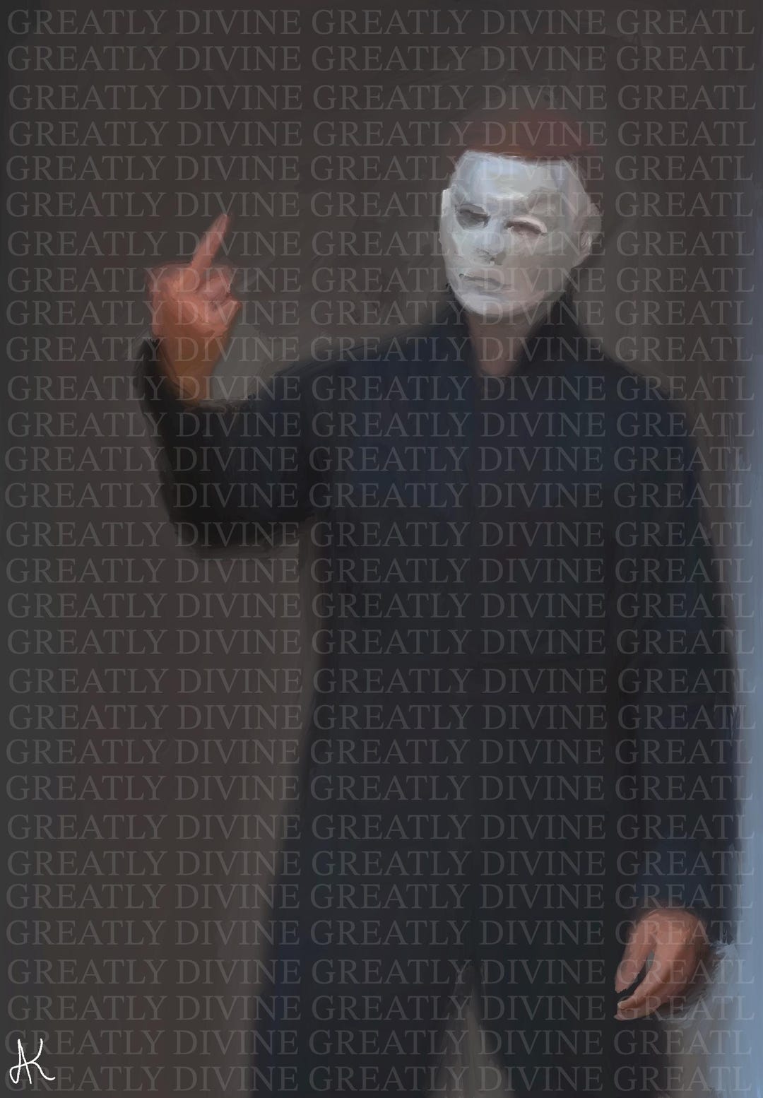 Michael Myers Flipping off Camera Digital Art - Etsy