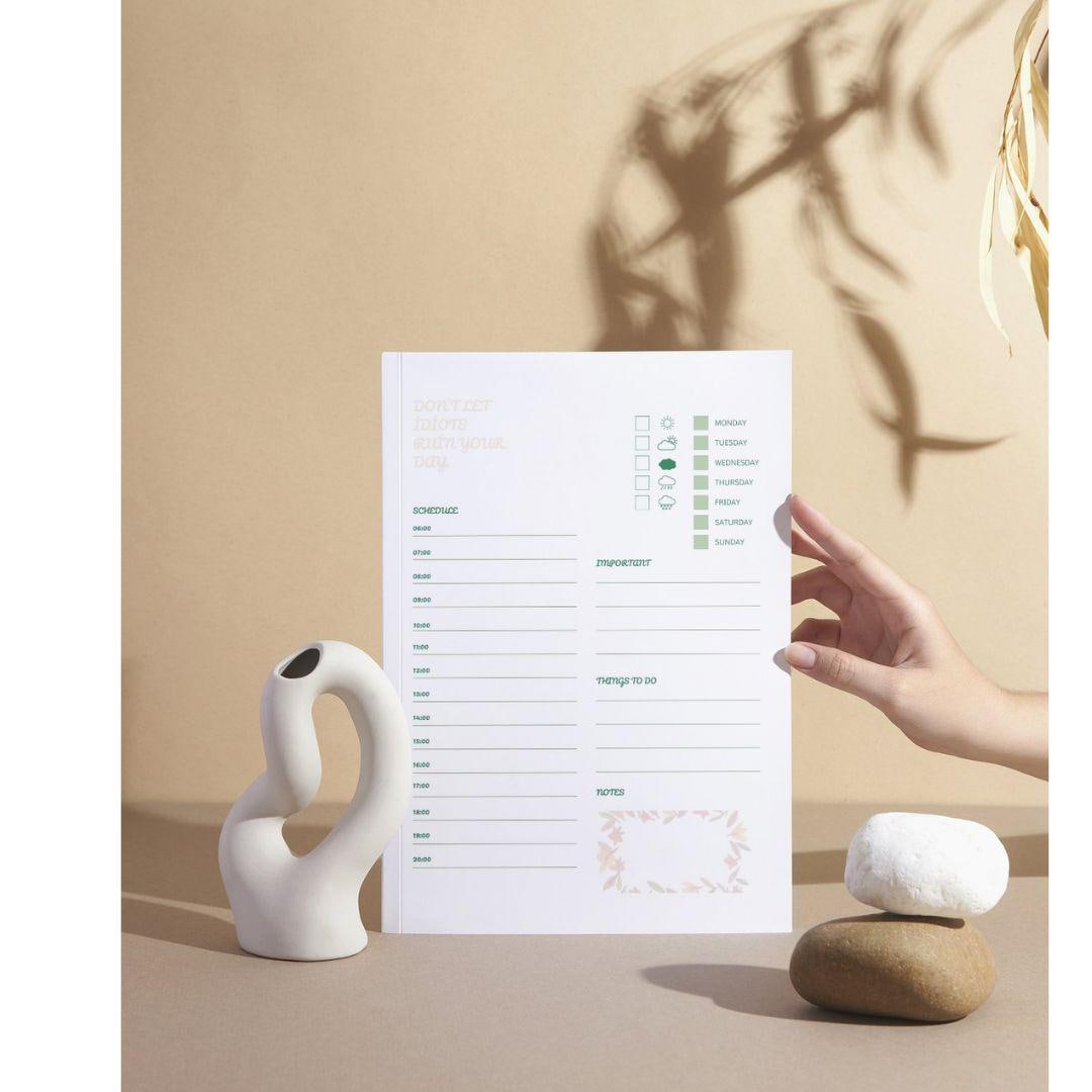 Minimalist Daily Planner Printable PDF - Etsy