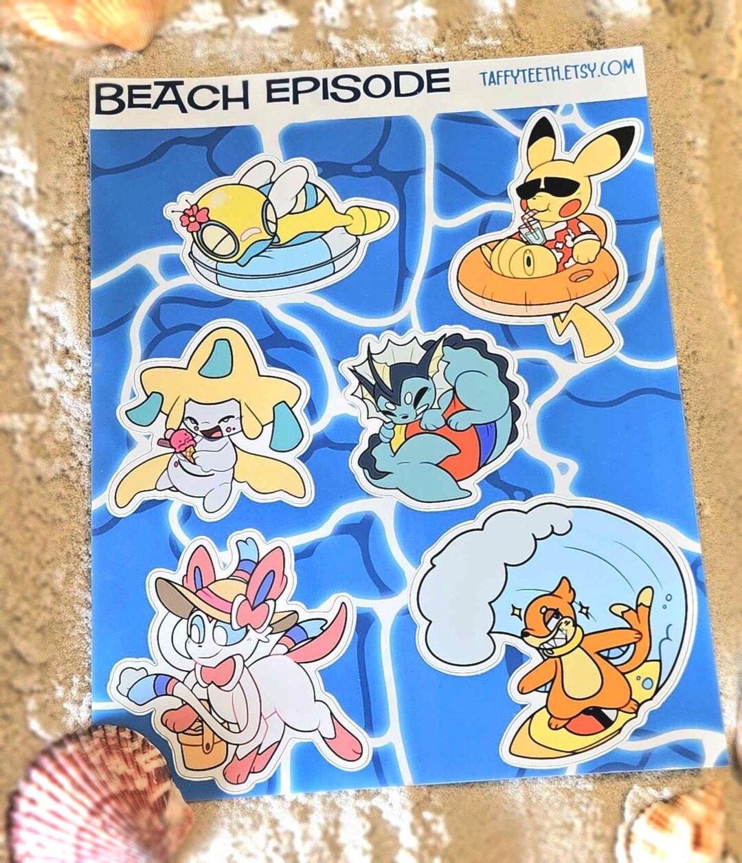 Beach Episode Sticker Sheet - Etsy