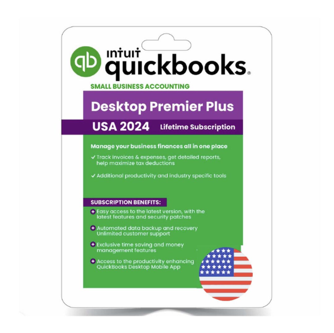 Quickbooks Desktop Premier Plus 2024 Official License Key Lifetime ...