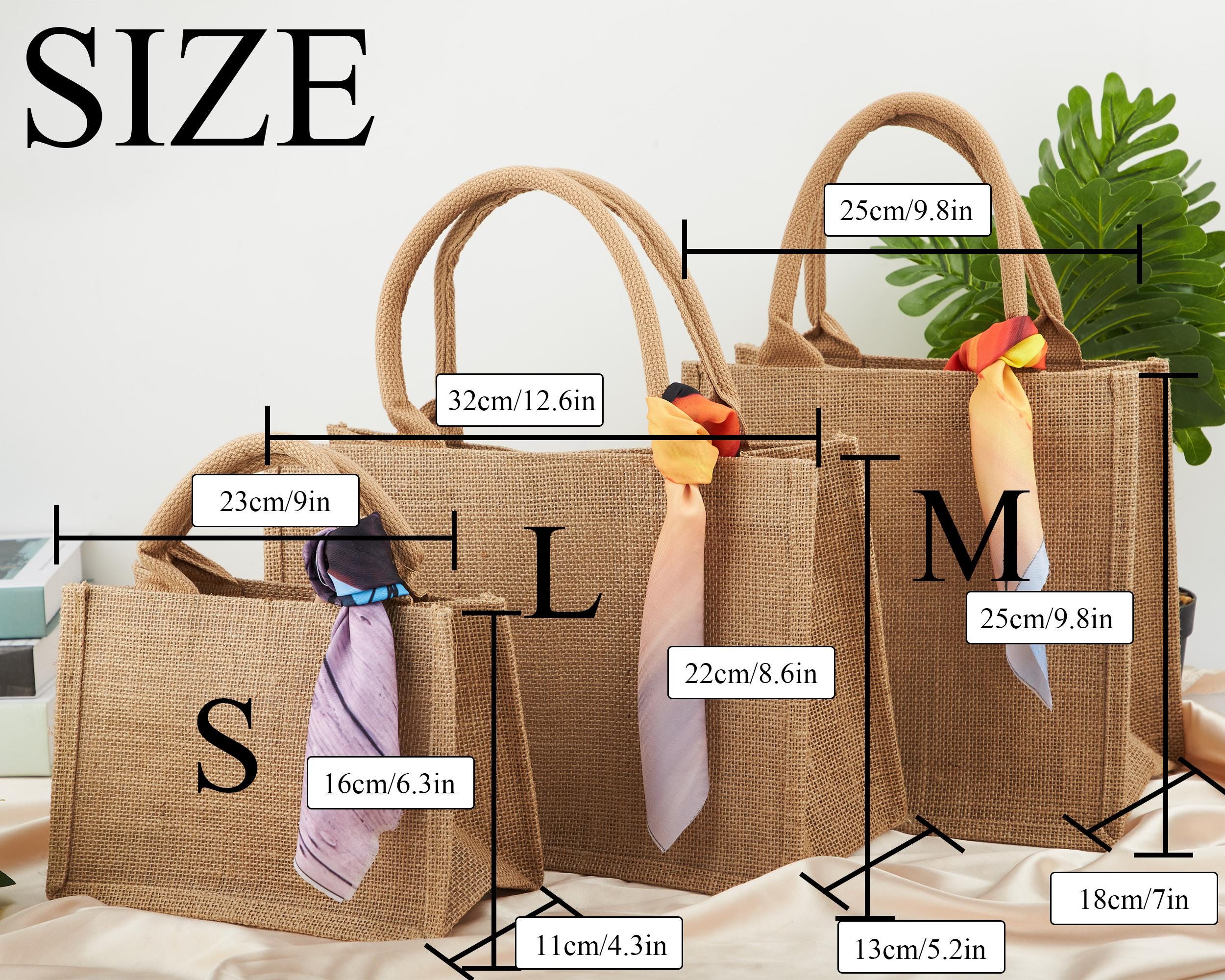 Custom Bridesmaid Beach Burlap Bags, Personalized Name Jute Bag With ...