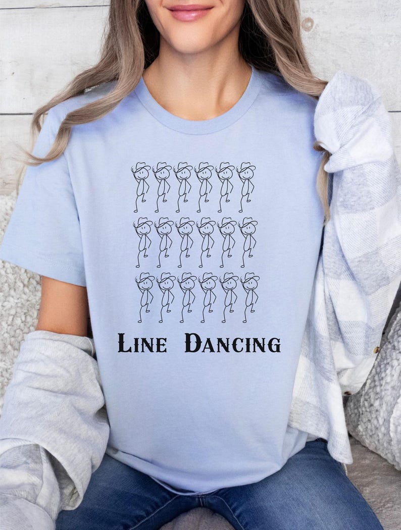 Line Dancing Tshirt Graphic Country Western Line Dance Gift for Her ...