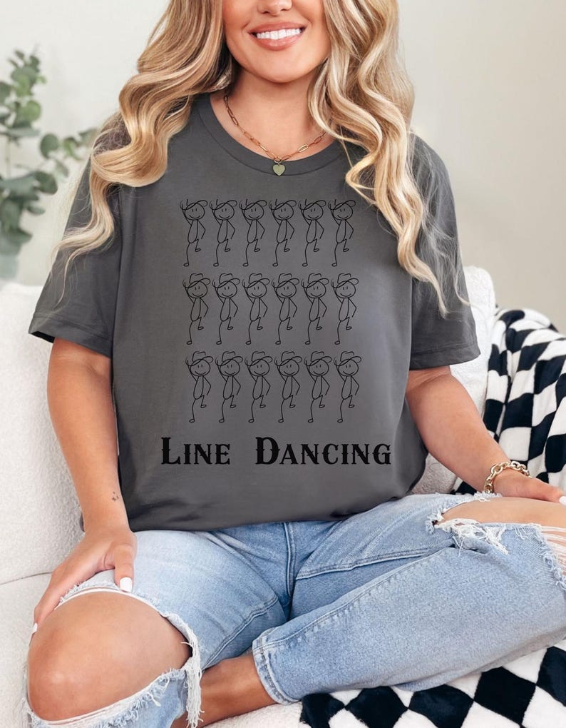 Line Dancing Tshirt Graphic Country Western Line Dance Gift for Her ...