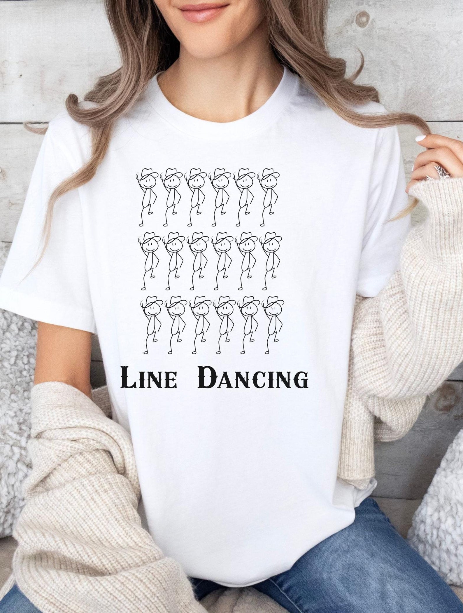 Line Dancing Tshirt Graphic Country Western Line Dance Gift for Her ...