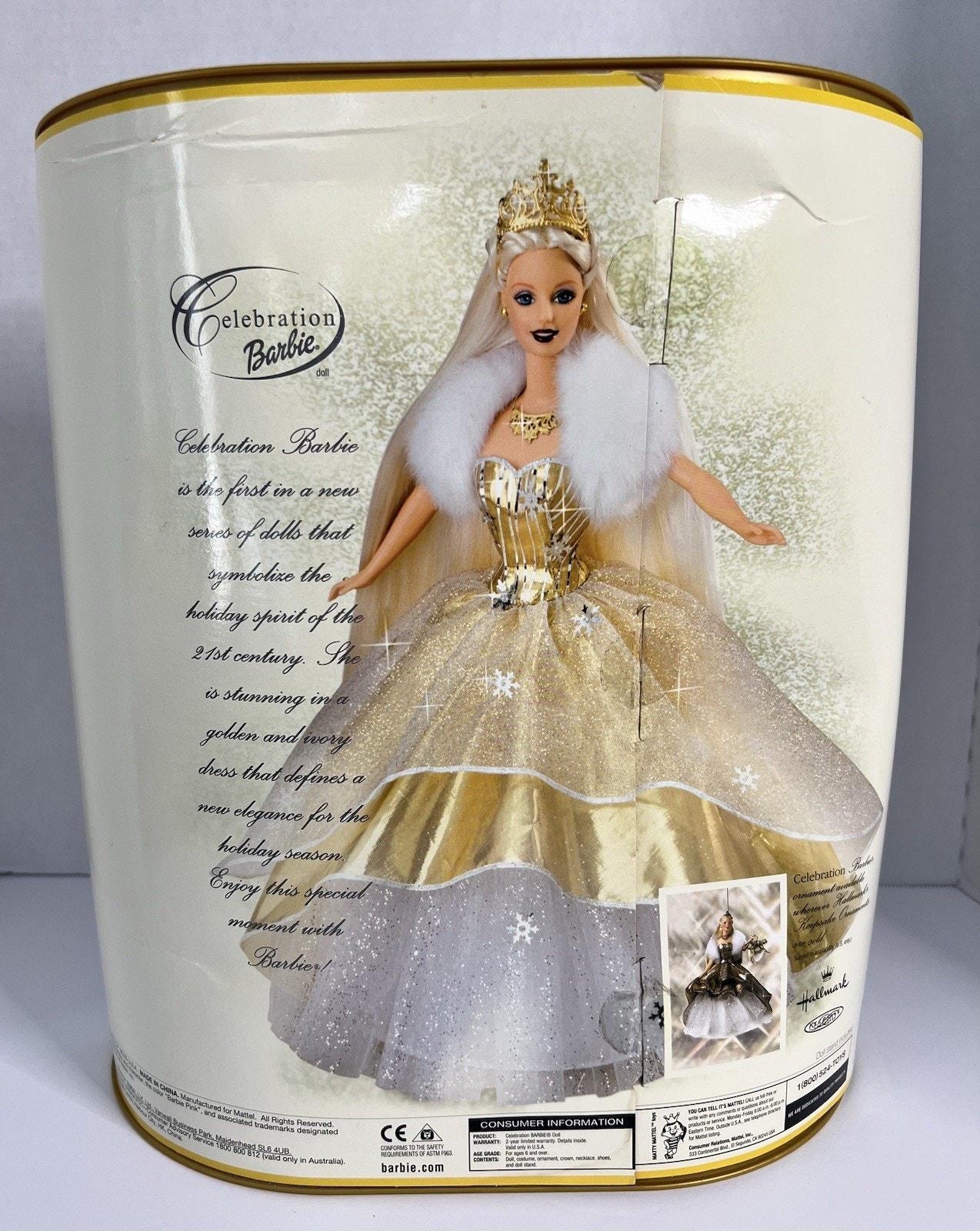 Vtg Special 2000 Edition Celebration Barbie, Gold, Mattel (28269) NRFB ...