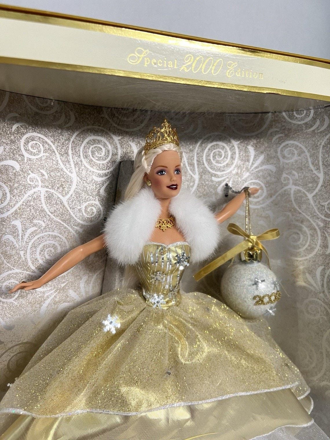 Vtg Special 2000 Edition Celebration Barbie, Gold, Mattel (28269) NRFB ...