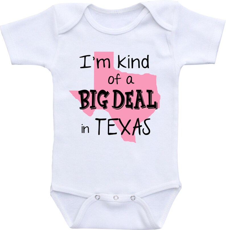I'm Kind of a BIG DEAL in Texas Onesie® Any State Onesie® - Etsy