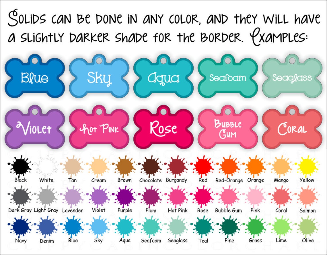 Double-sided Dog Tag Dog Tags for Dogs Custom Dog Tag - Etsy