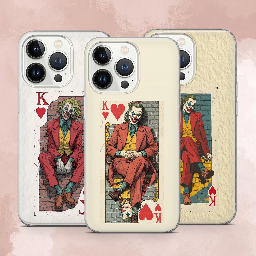 Joker King of Hearts Phone Case for Iphone, Samsung & Pixel - Etsy