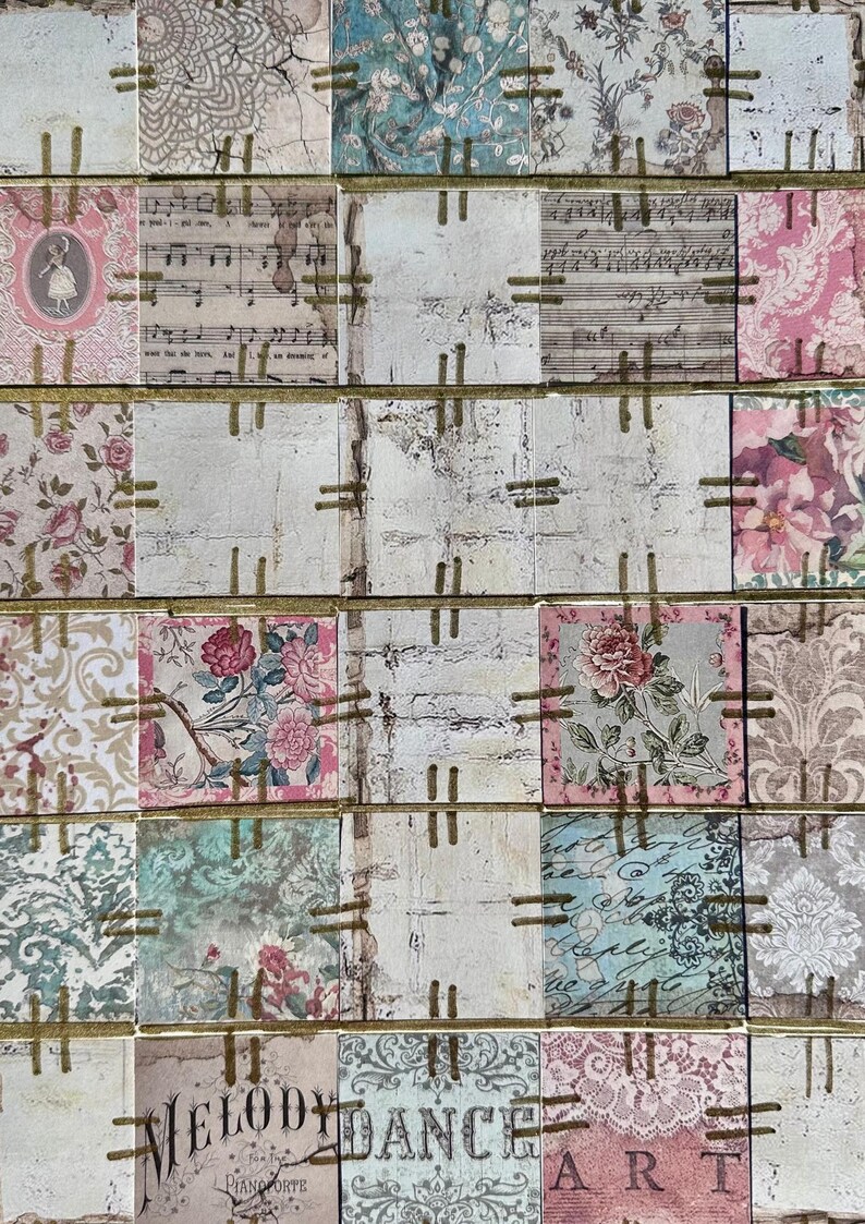 Collage Art Journaling Pages. Digital Downloads. Size A4 - Etsy