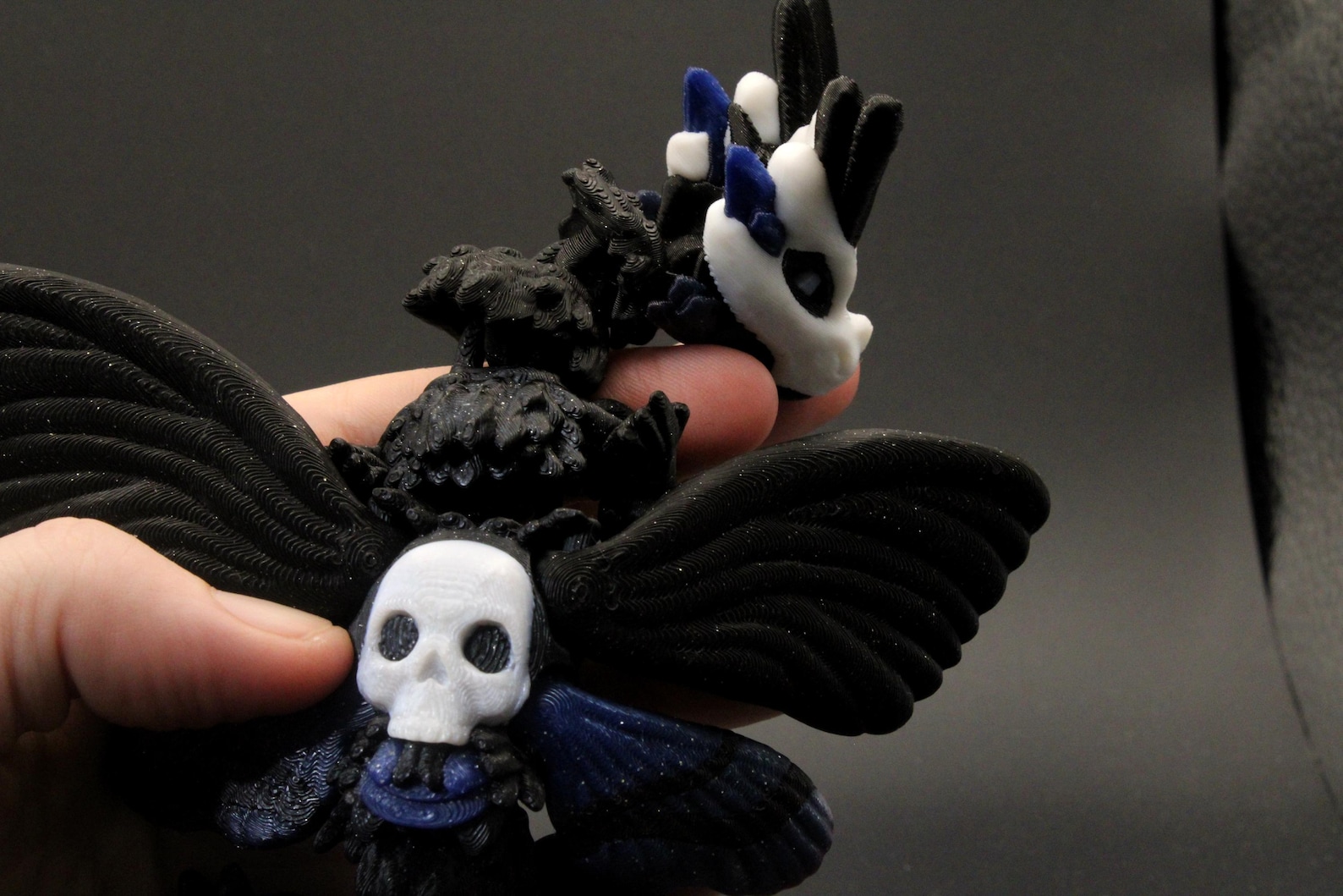 Deathshead Moth Dragon – 3D Printed Creature With Glow in the Dark ...