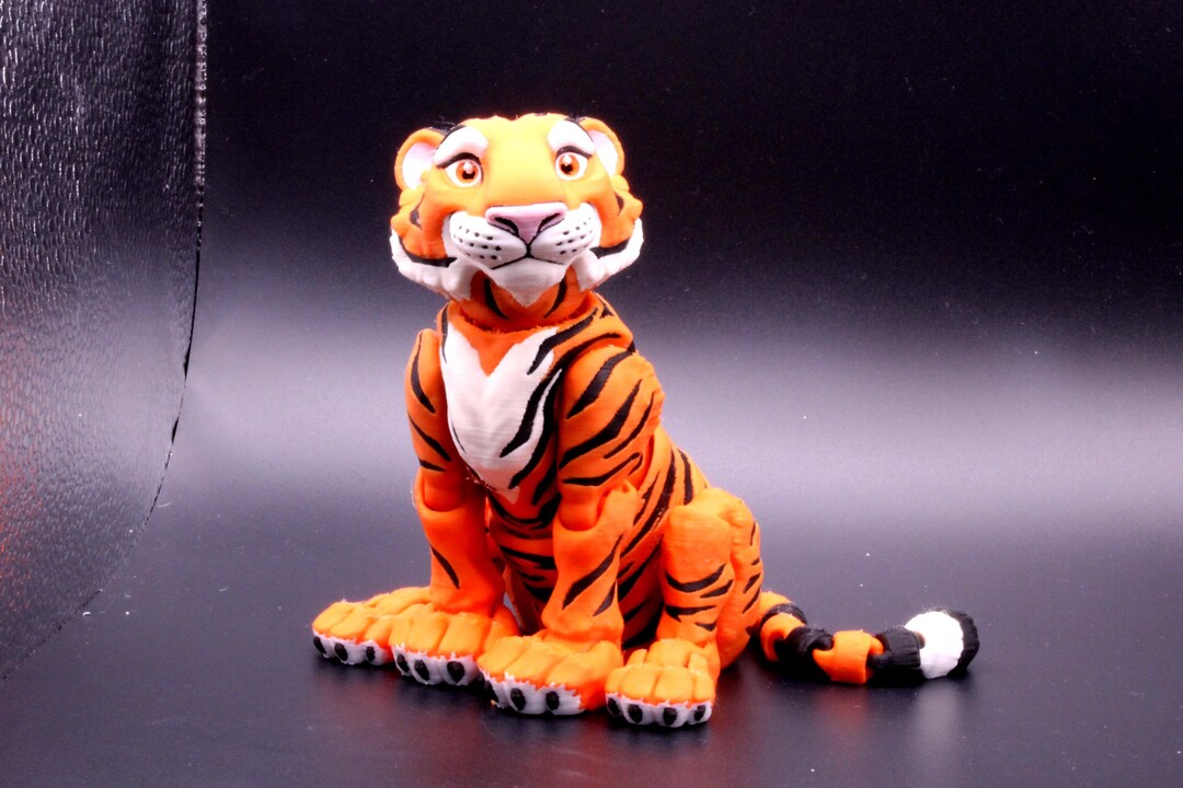 Bring the Jungle Home: 10-inch Articulated Tiger With Realistic Details ...
