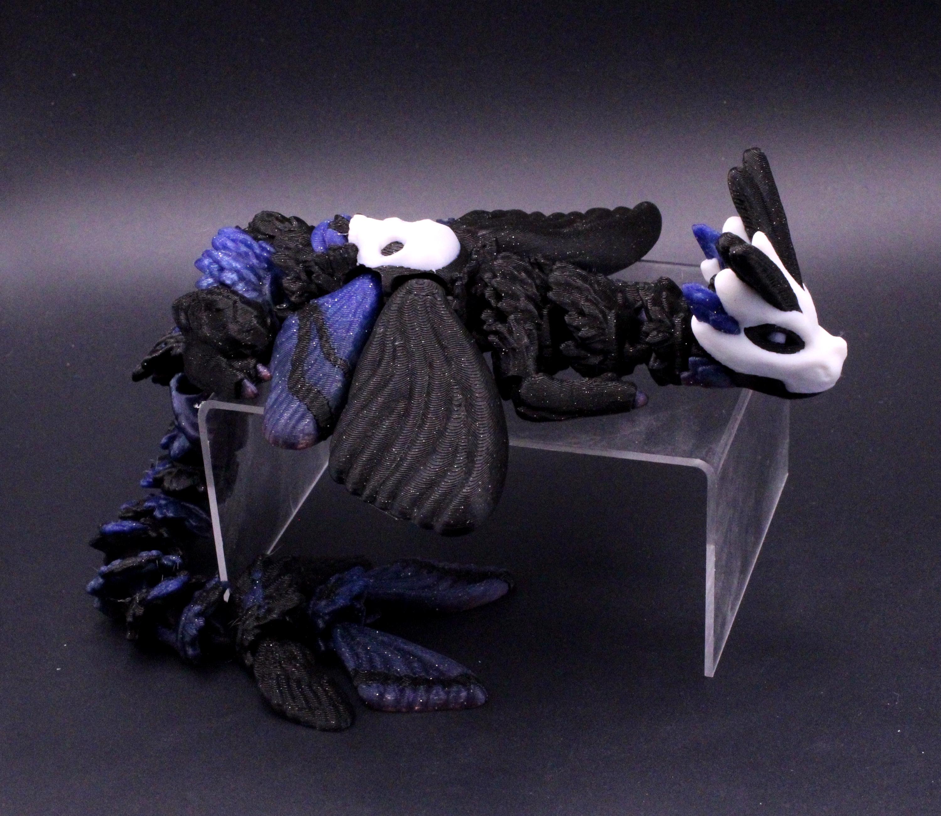 Deathshead Moth Dragon – 3D Printed Creature With Glow in the Dark ...