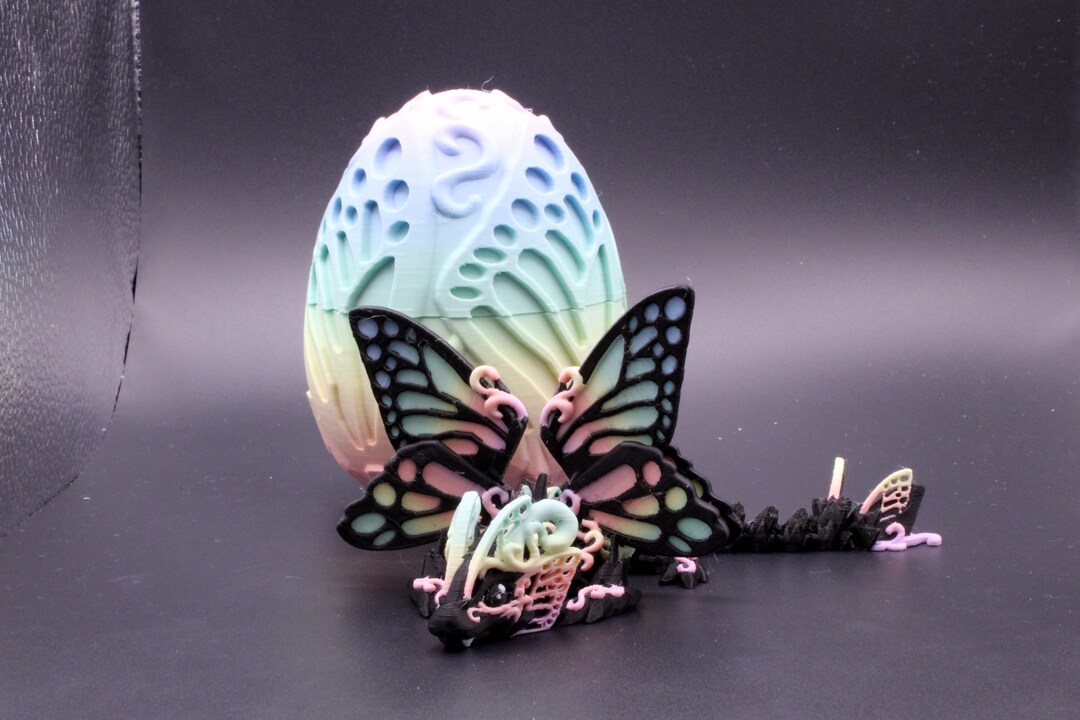 Flutter Into Fantasy: Baby Butterfly Dragon With Monarch Wings ...