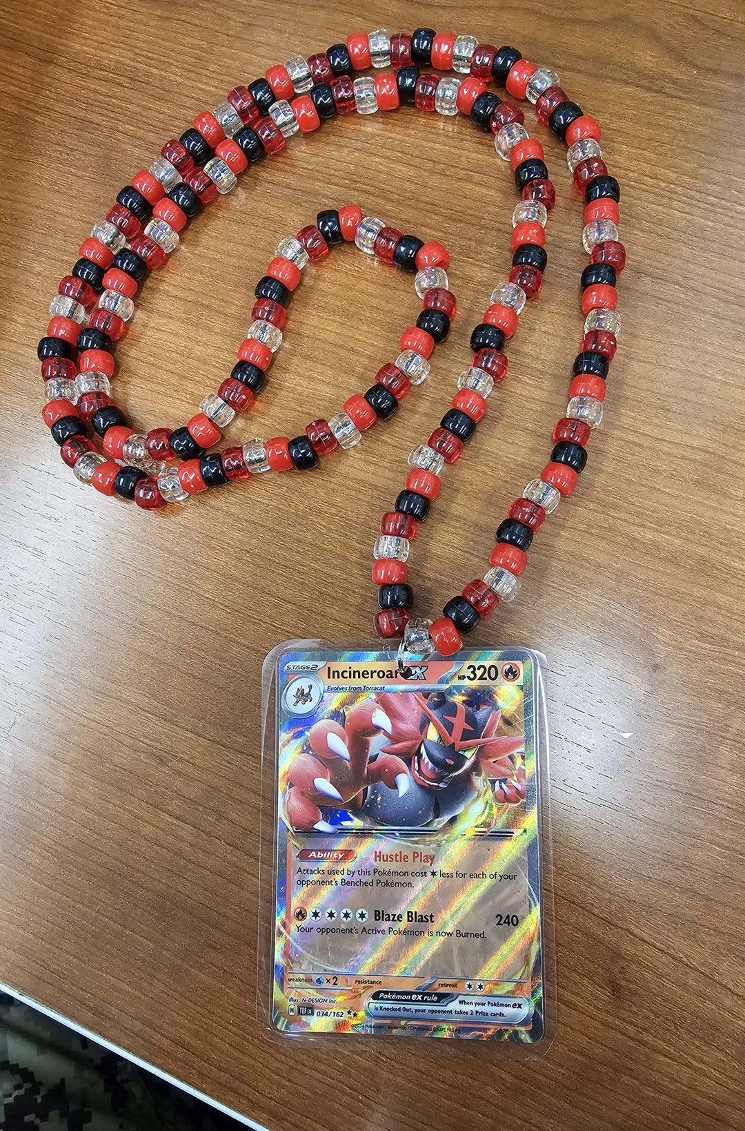 Pokemon Card Rave Kandi Necklaces Pre-made and Made to Order - Etsy