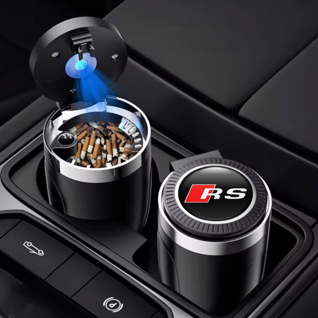 Custom Audi Ashtray Auto Cup Holder Car Gift Idea Automotive Accessory ...