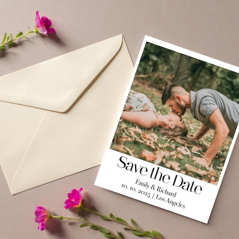 Polaroid Save the Date - Etsy