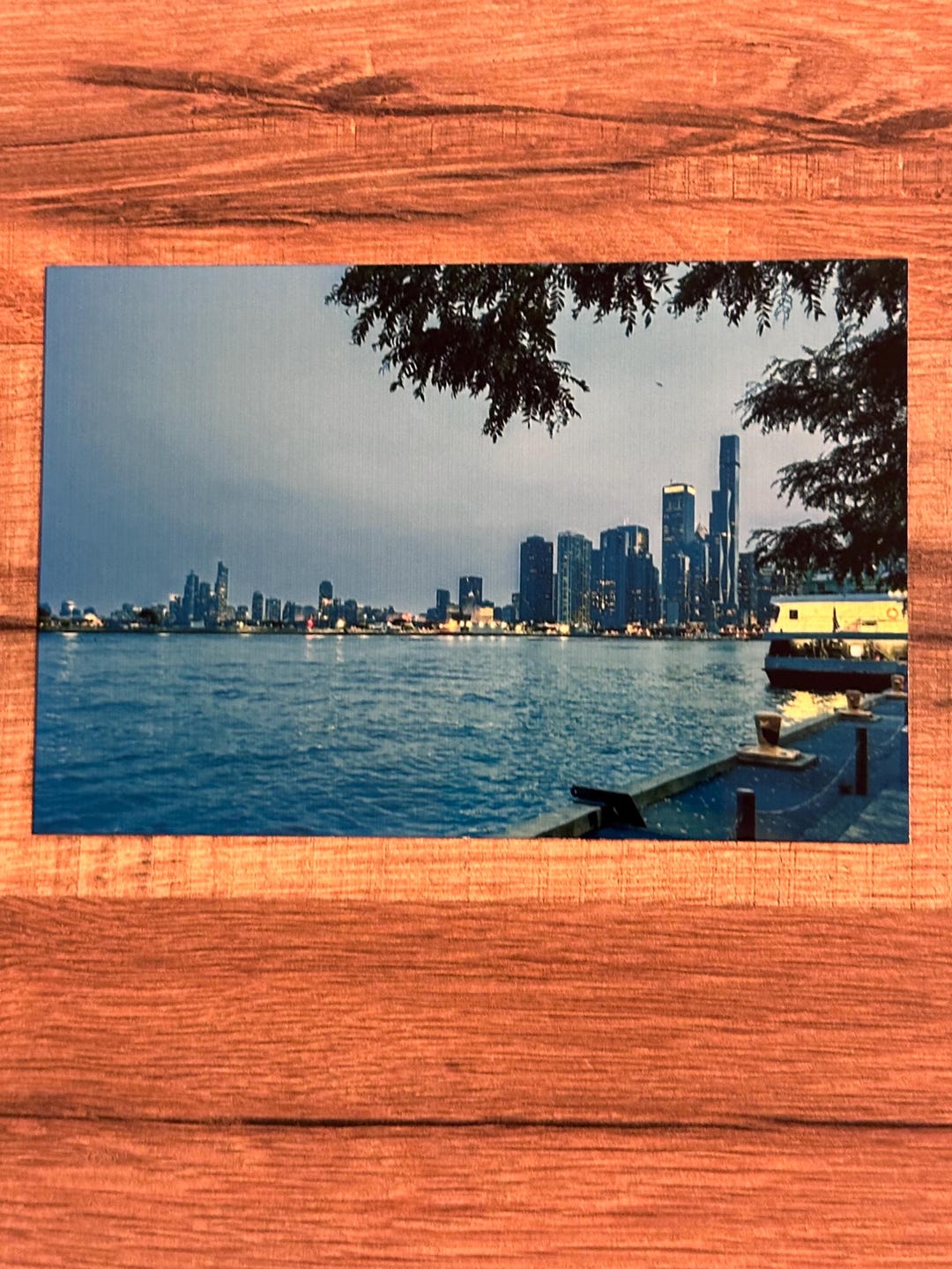 18"x12" Nighttime Change Chicago Scene Aluminum Picture. - Etsy