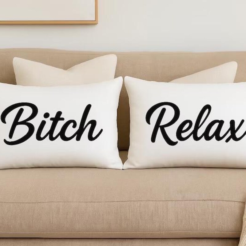 Funny Throw Pillow - Etsy