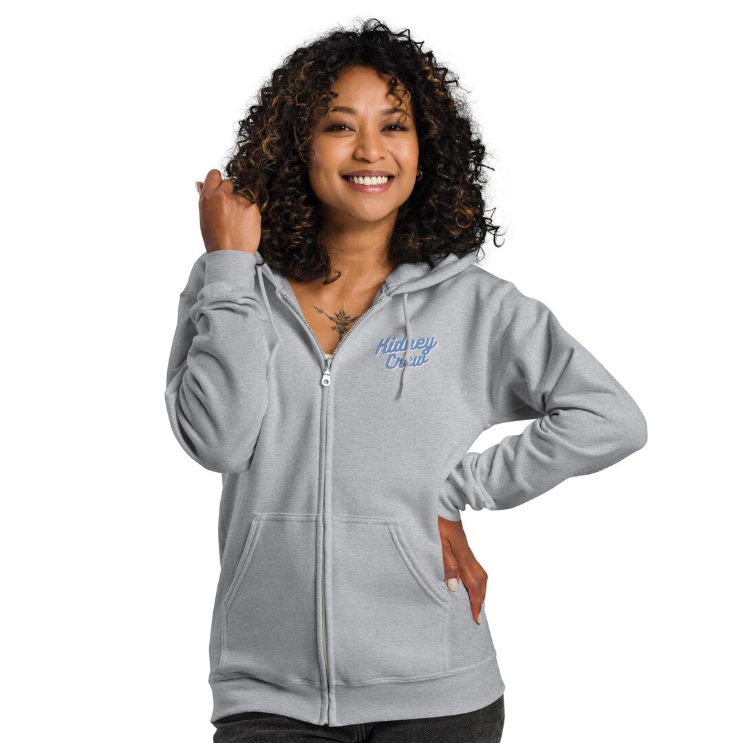 Kidney Crew Zip Hoodie: Organ Donation Support - Medical Gift - Etsy