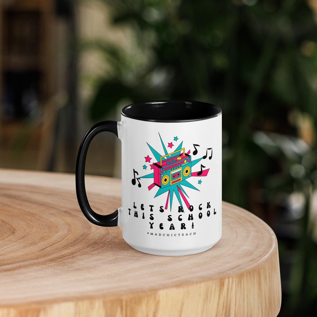 Rock This School Year Mug – Funny Teacher Gift, 15oz - Etsy