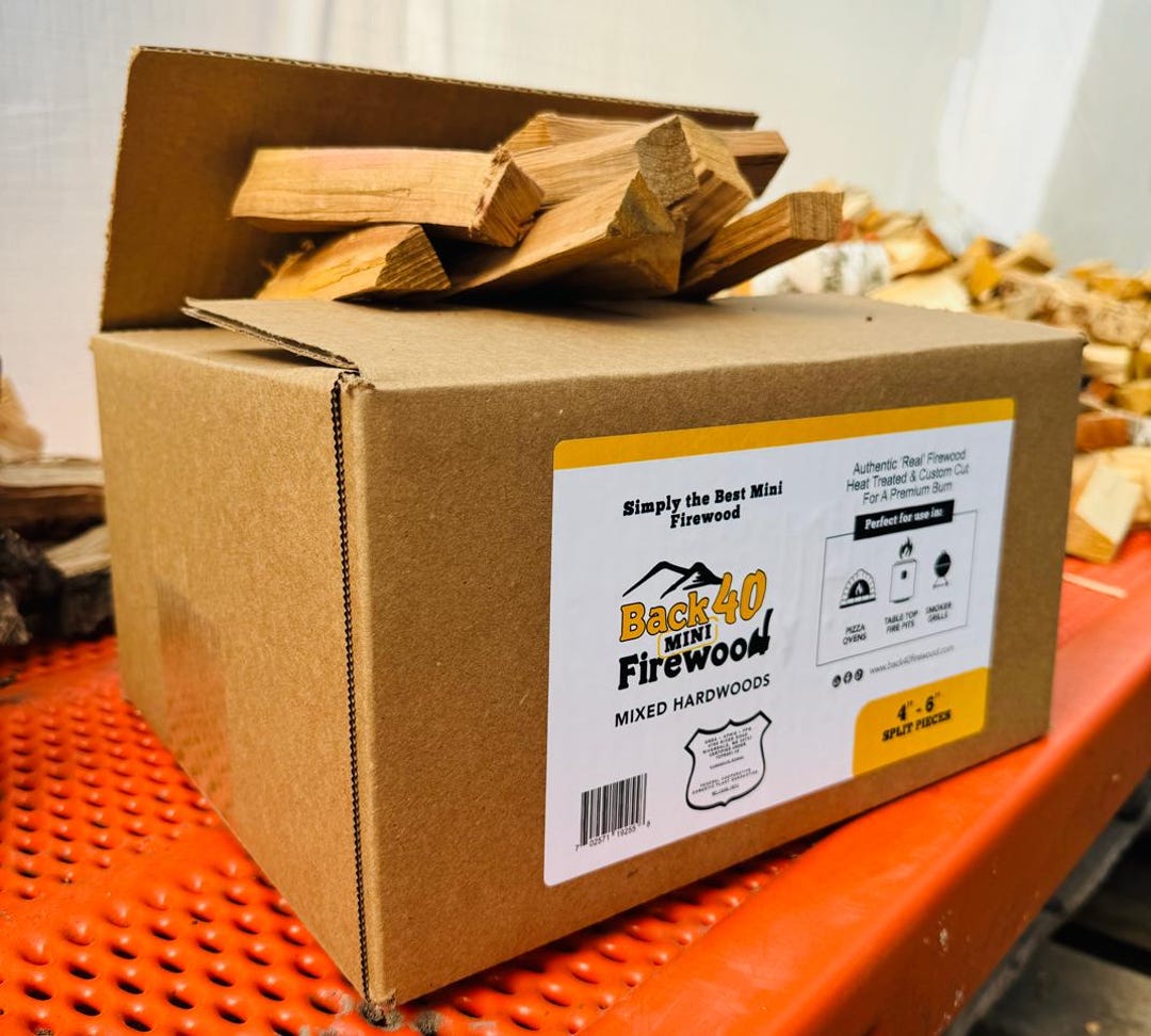 Mini Firewood for Table Top Fire Pits, Smoker Grills, Pizza Ovens - the ...