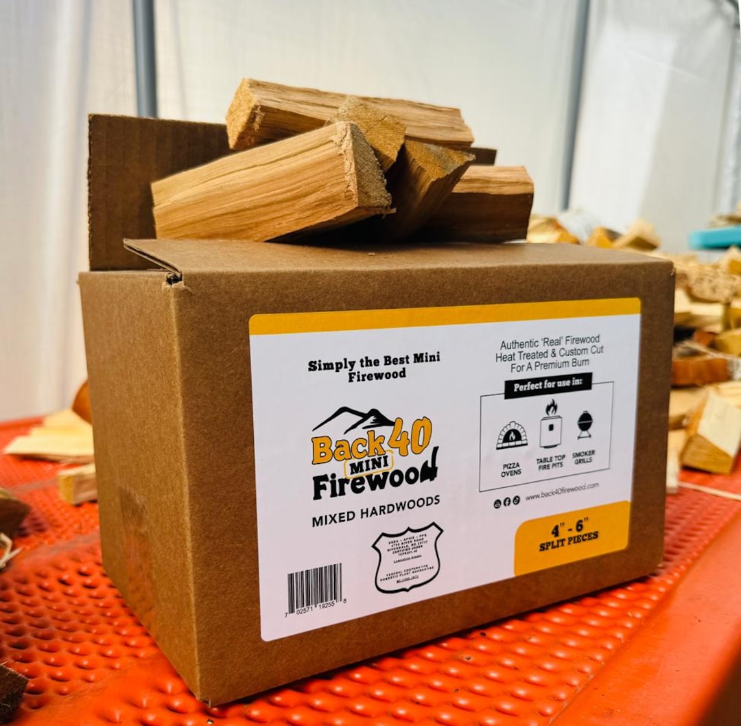 Mini Firewood for Table Top Fire Pits, Smoker Grills, Pizza Ovens - the ...