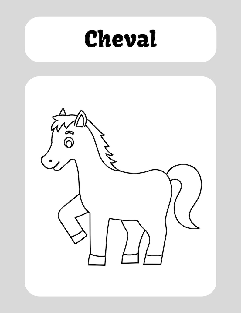 Haitian Creole Animal Coloring Pages - Printable Worksheet for Toddlers ...