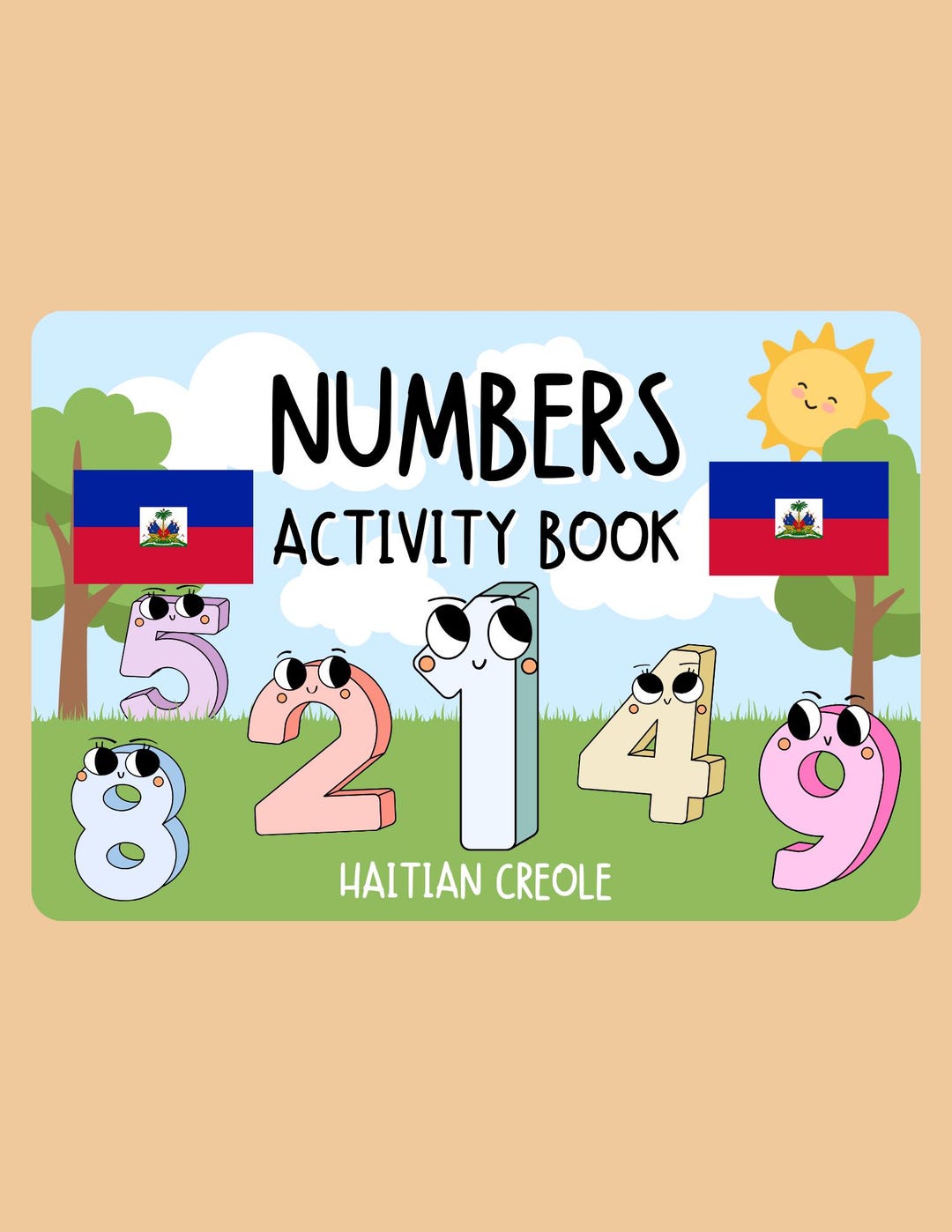 Learn Numbers 1-10 in Haitian Creole – Printable Worksheet for Toddlers ...