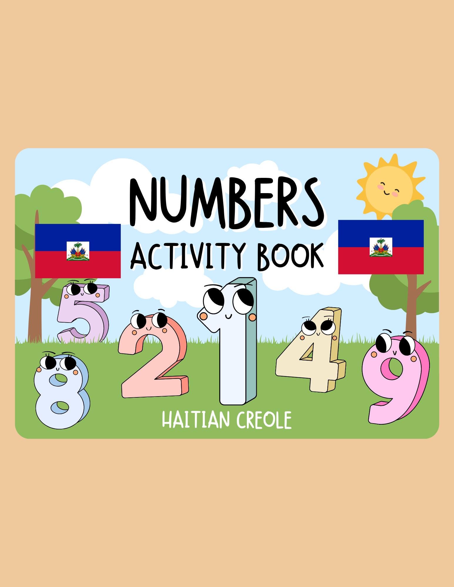 Learn Numbers 1-10 in Haitian Creole – Printable Worksheet for Toddlers ...