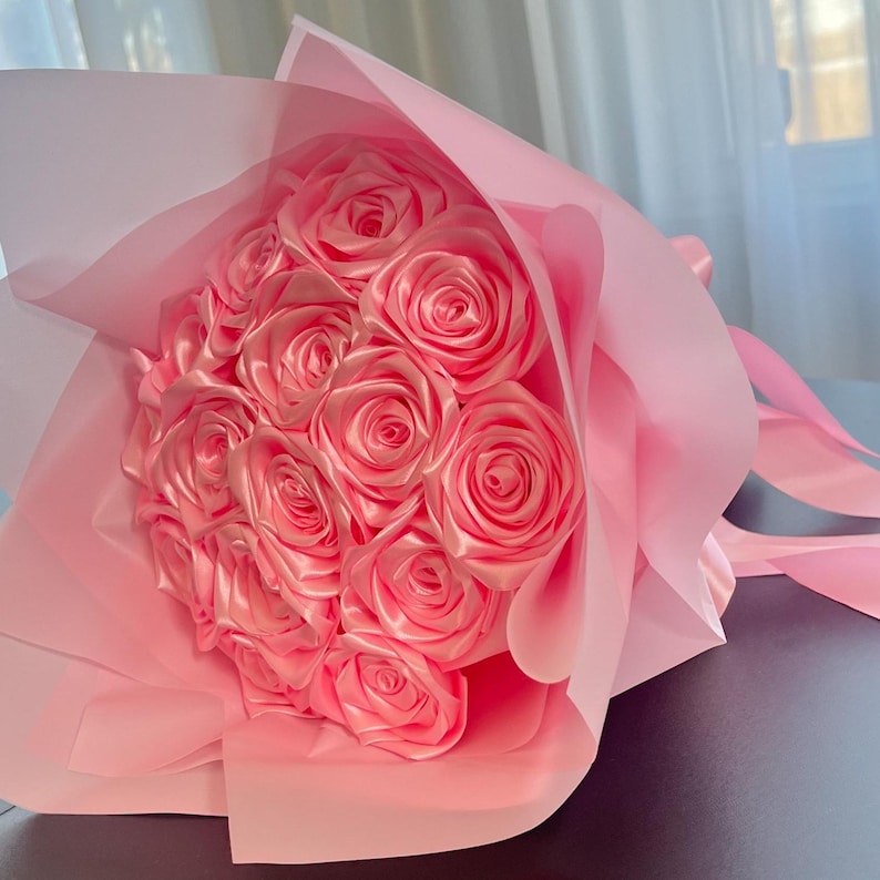 Personalized Eternal Rose Bouquet With Custom Message Forever Flowers Birthday Gift Mother's Day ...