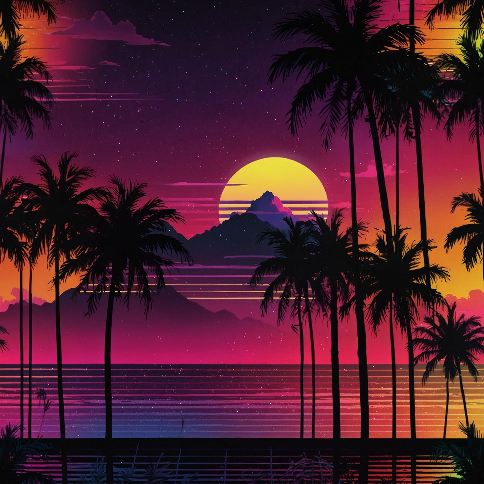 Retro 80s Synthwave T-shirt Design Bundle JPEG PNG SVG Files Custom ...