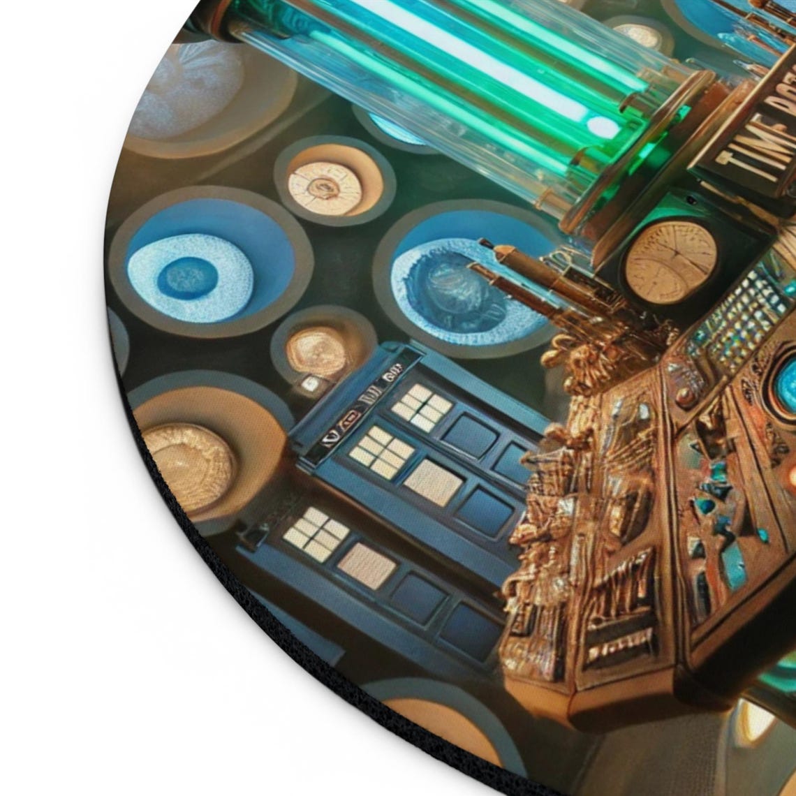 Time Lord Mouse Pad, Time Machine Console Design Sci-fi Computer ...