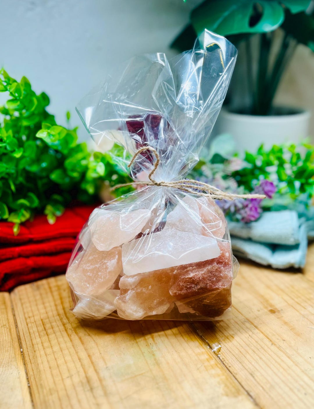 Pink Himalayan Salt Chunks for Natural Healing Detoxing Mineral Bath ...