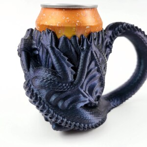 Dragon Can Koozie: Fantasy Beer & Soda Holder With Handle - Etsy