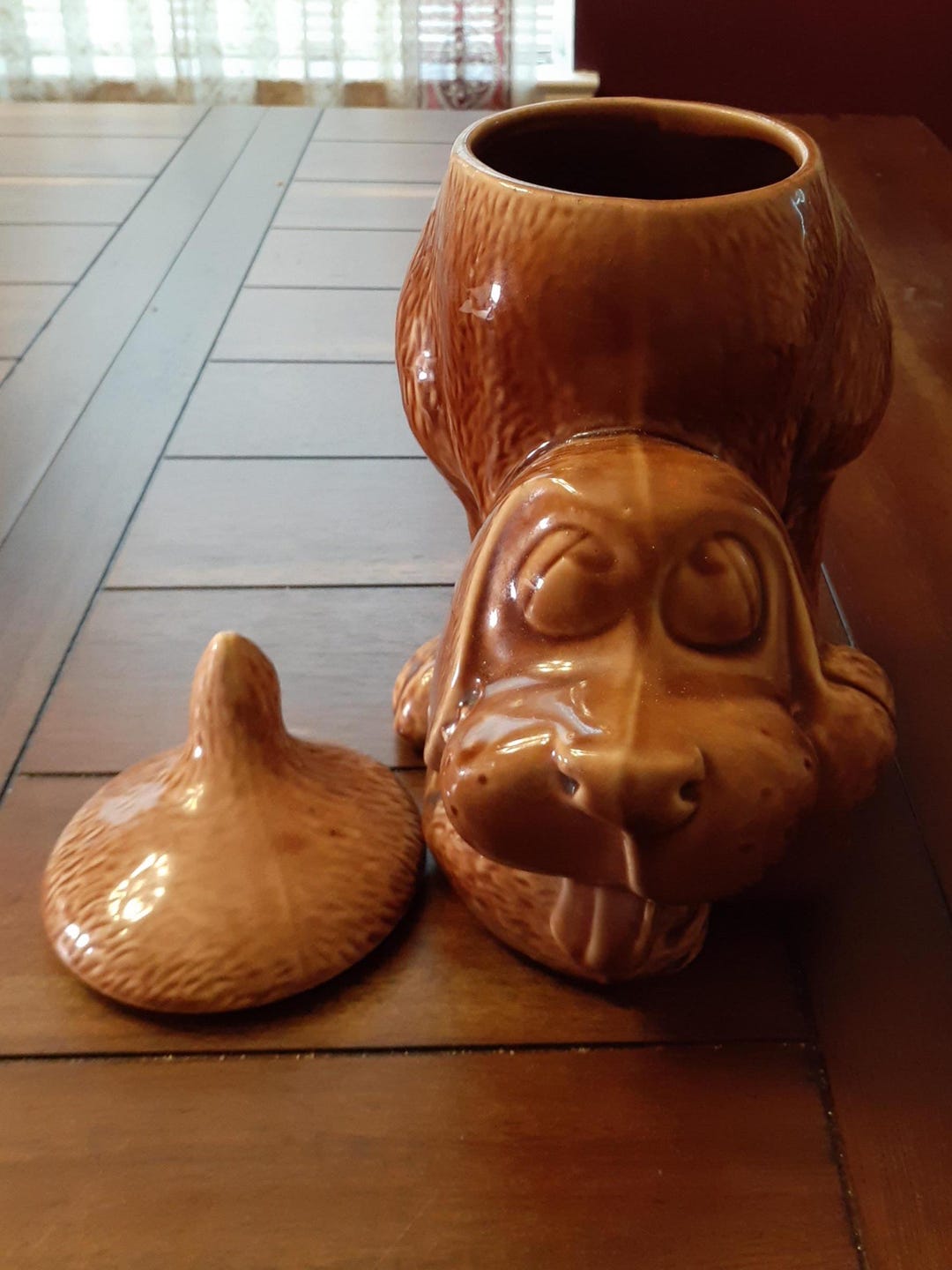 Vintage Mccoy Dog Cookie Jar - Etsy