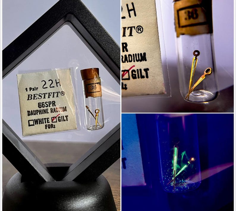 Antique Radium Watch Hands in Original Packaging - 1 Set With Display ...