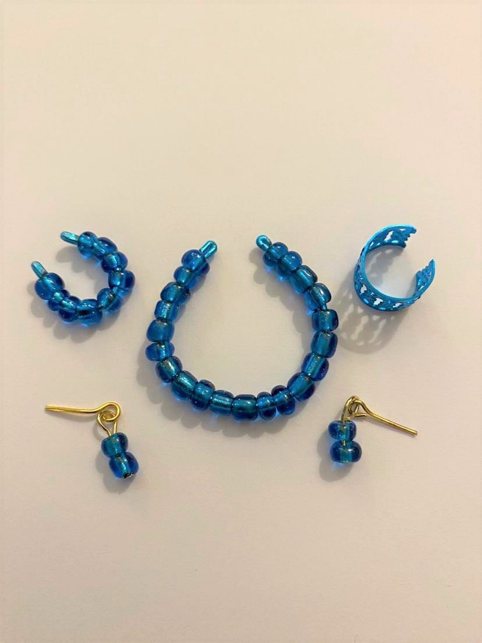 BAR0015 5-piece Turquoise Barbie Jewelry Set - Etsy