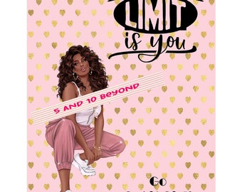 Your Only Limit is You, Planner Cover, Journal Cover, Note Book Cover ...