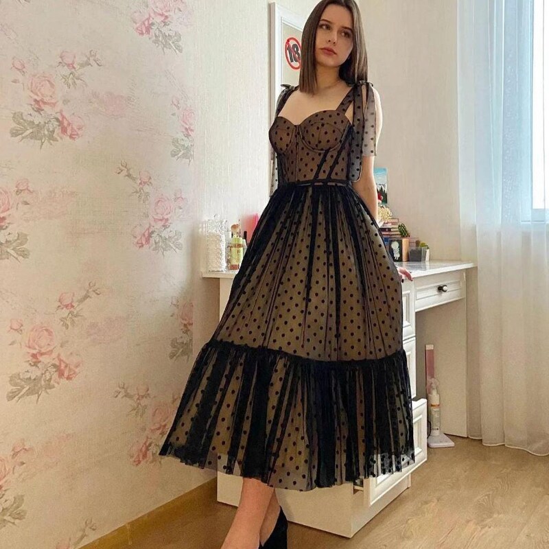 Polka Dot Prom Dress - Etsy
