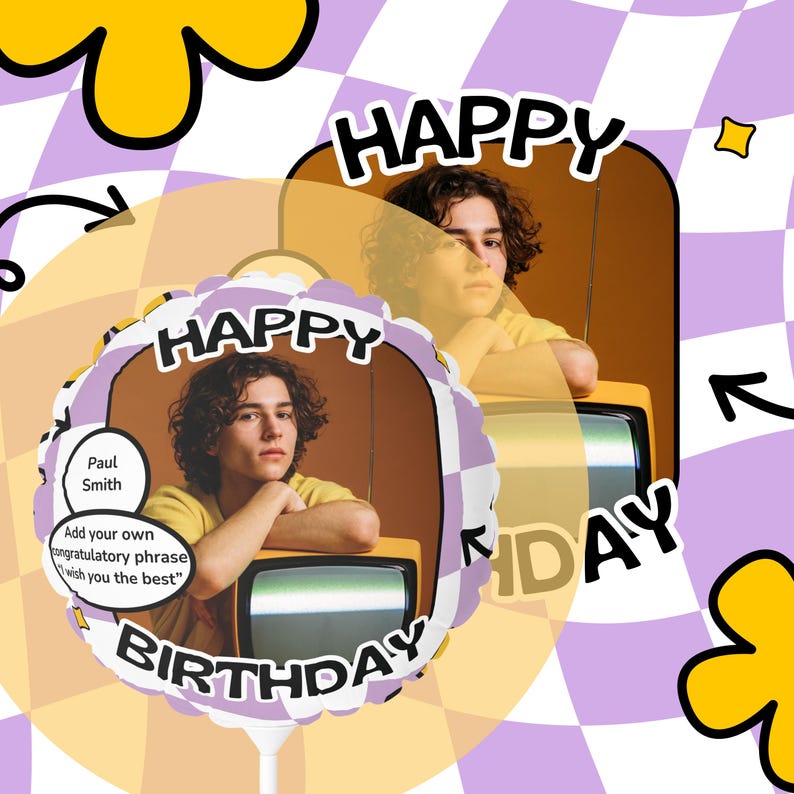 Personalized Birthday Balloon, Fun Face Costume Balloon, Costume ...