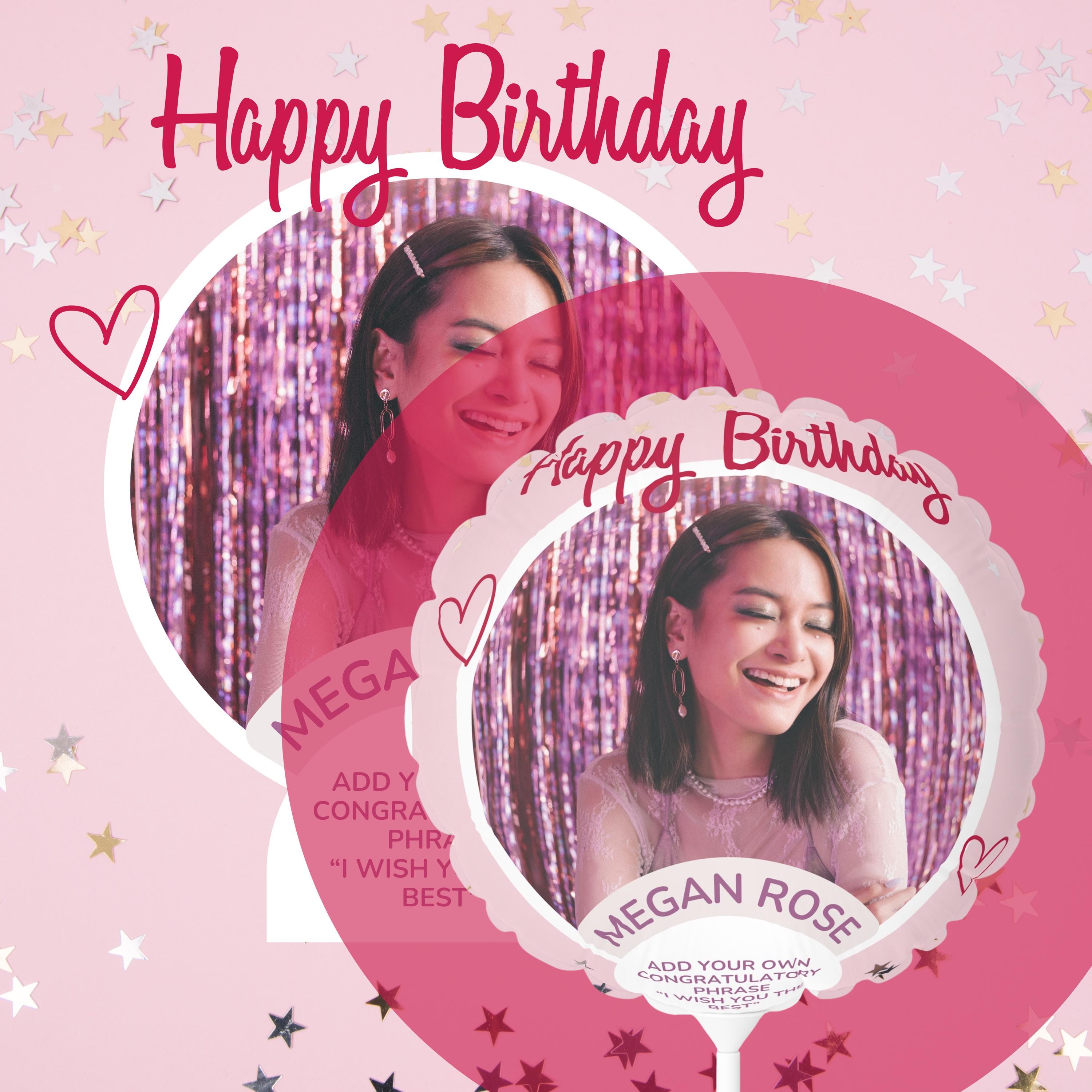 Personalized Birthday Balloon, Fun Face Costume Balloon, Costume ...