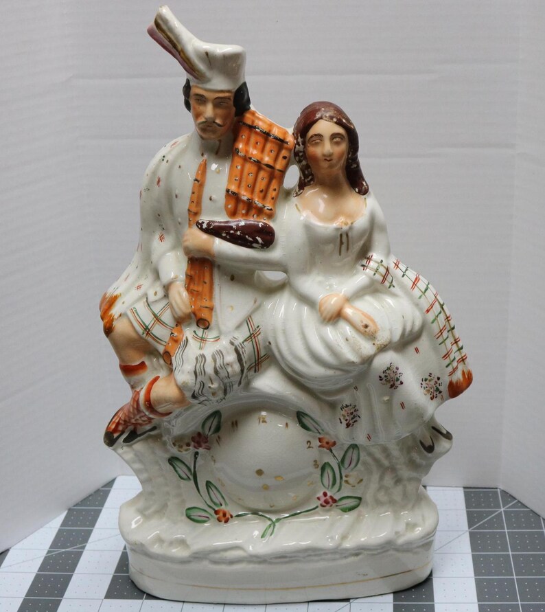 Victorian 1860 Staffordshire Highlander Scotland Wedding Couple - Etsy