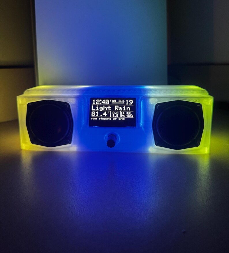 Desktop Weather Station & Clock | Visual Forecast With Dynamic RGB ...