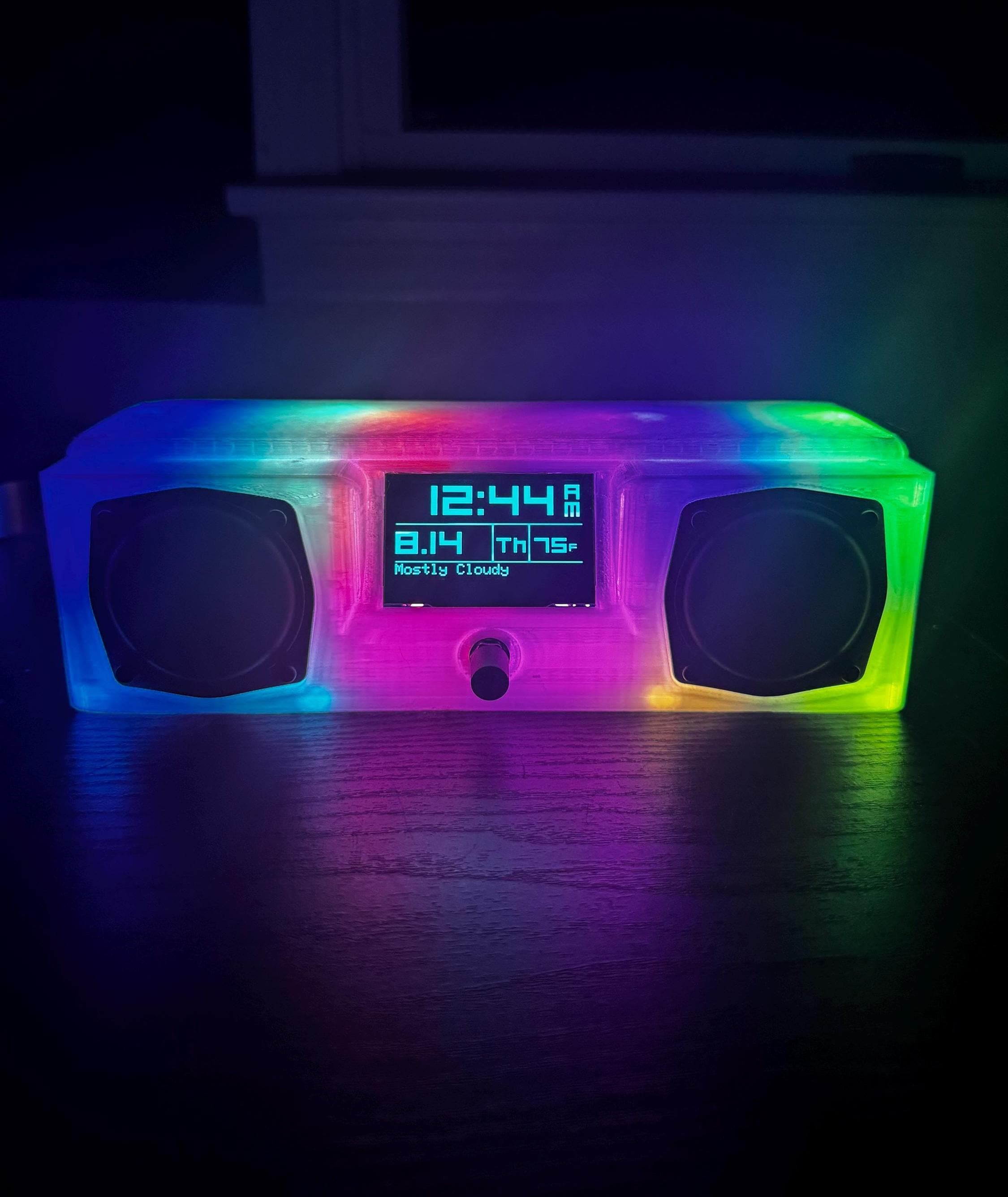 Desktop Weather Station & Clock | Visual Forecast With Dynamic RGB ...