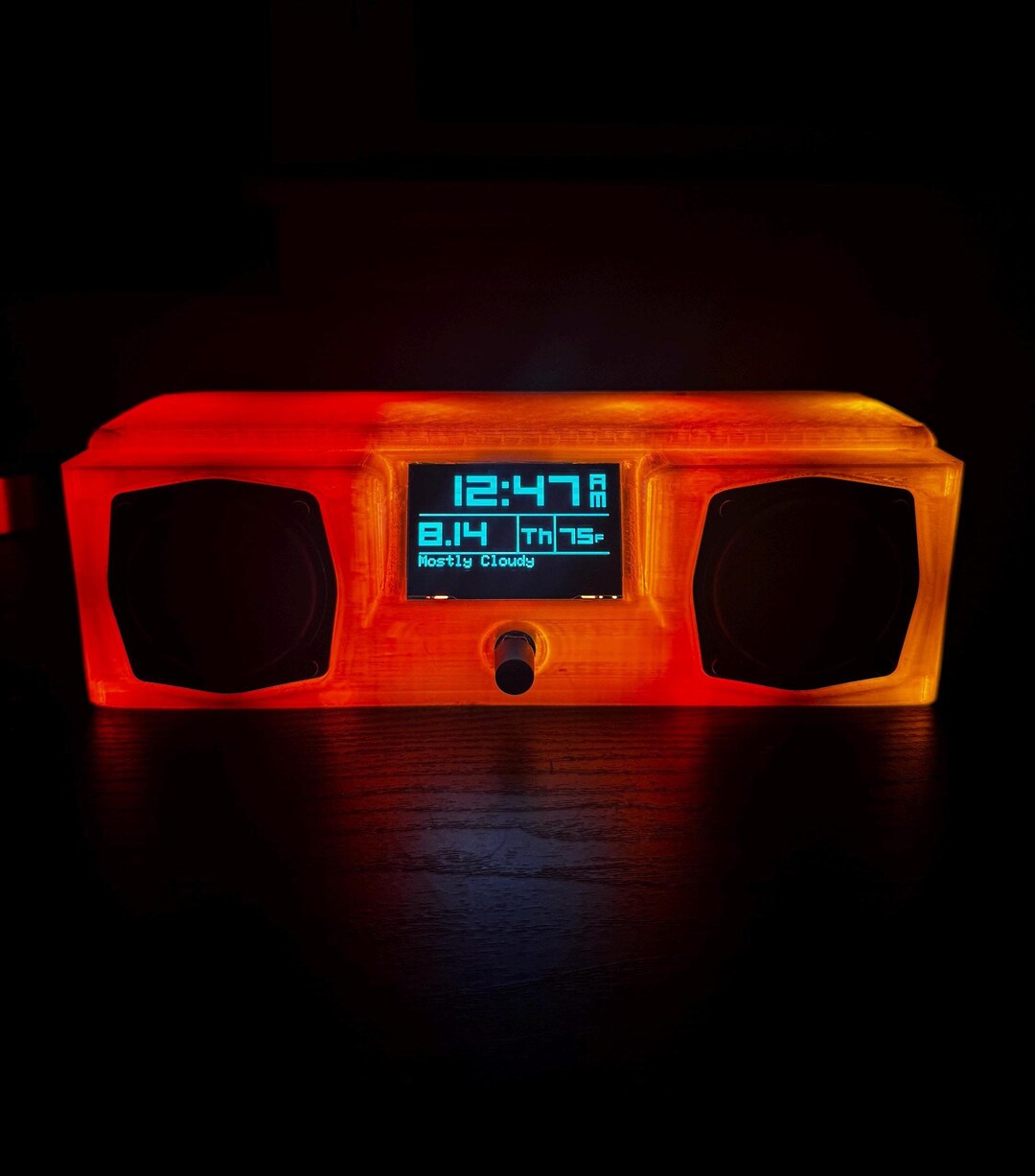 Desktop Weather Station & Clock | Visual Forecast With Dynamic RGB ...