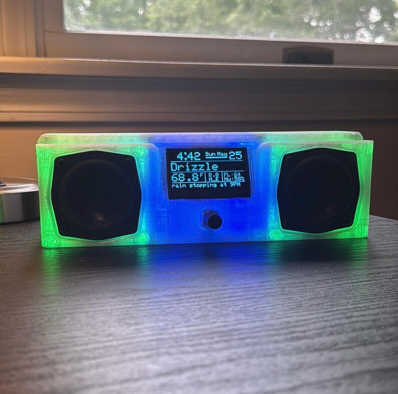 Desktop Weather Station & Clock | Visual Forecast With Dynamic RGB ...