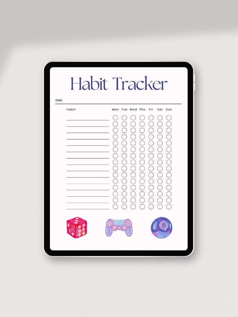 Preppy Digital Journal 11-page Printable Set Morning & Daily Journal ...