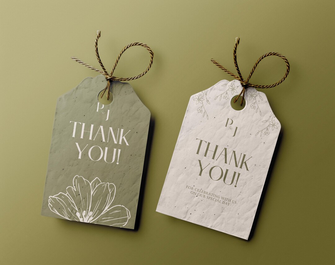 Wedding Gift Tag Template | DIY Wedding Gift Tags, Editable Minimalist ...