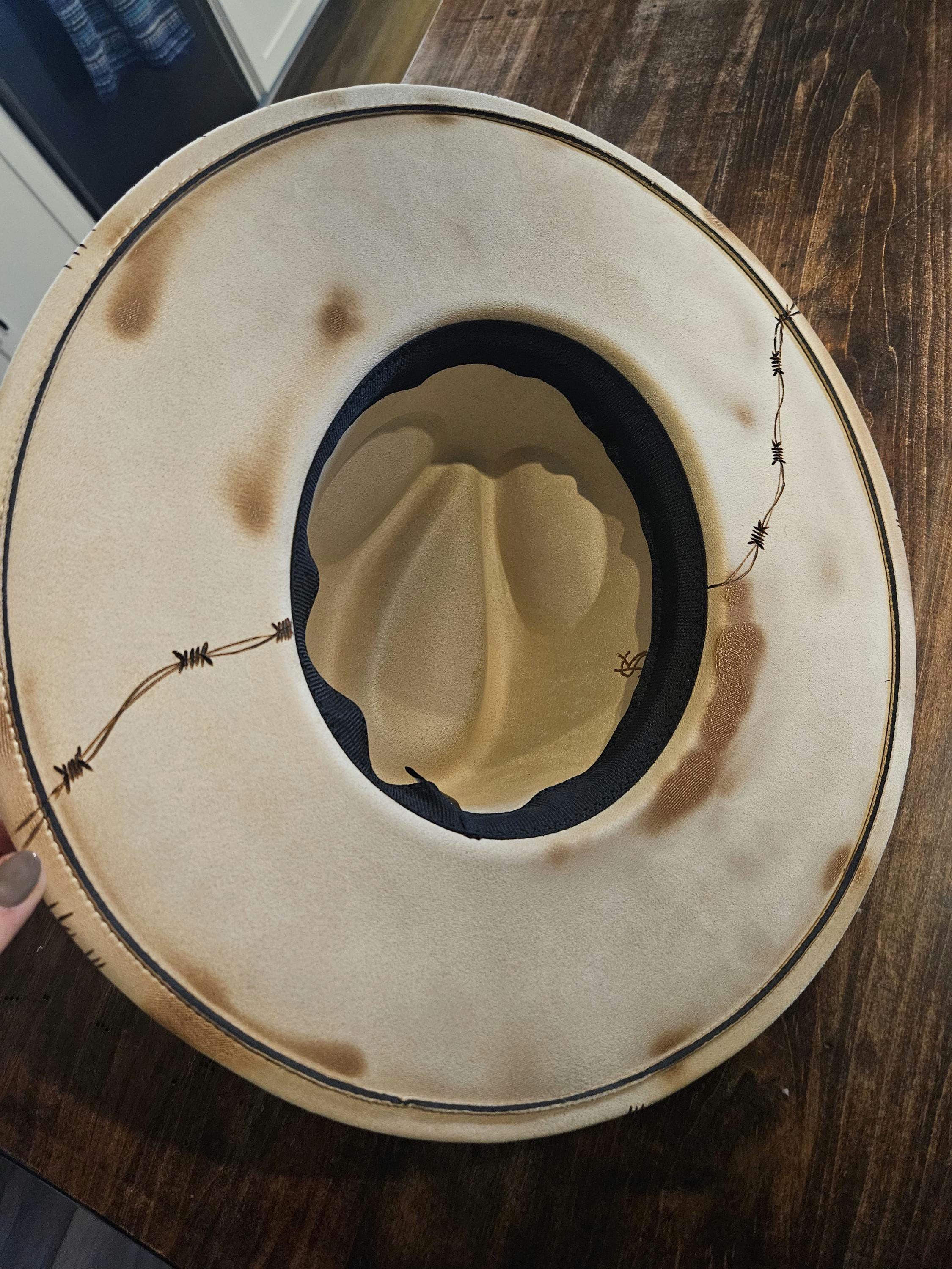 Custom Burned Cactus Hat - Etsy